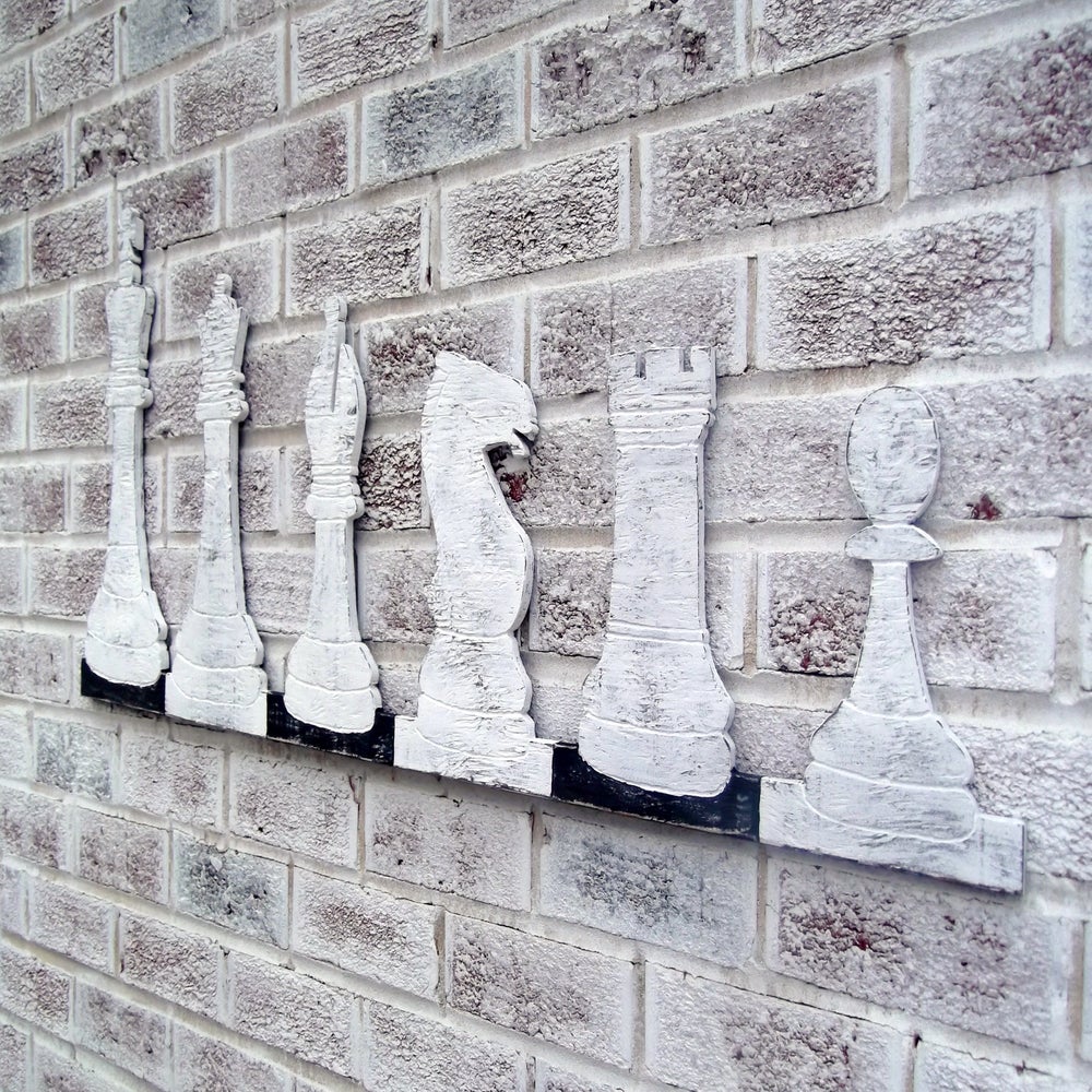 Big Wall Art - supersized Chess Game Piece sign 41" - Gameroom, mancave ...