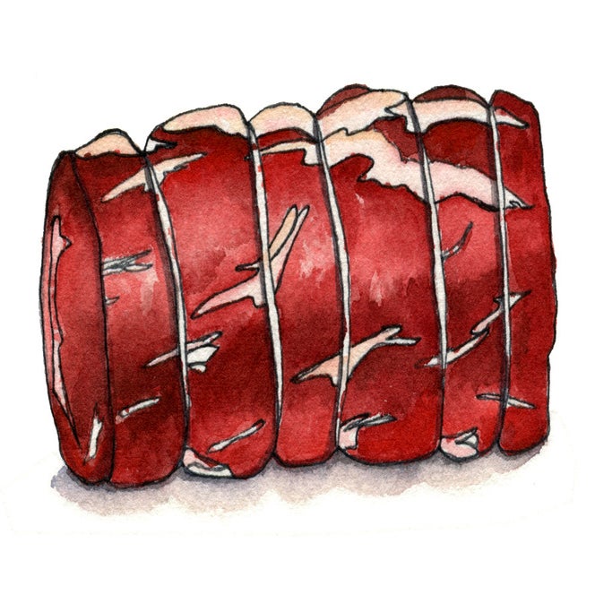 Stop Staring at My Rump - Meaty Beef Art Print | Drywell Art