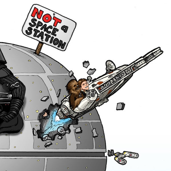 Star Wars Spoof Poster The Manly Art Shop