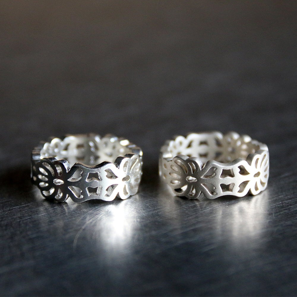 3D printed ring FLORAL / Studio-ePosh