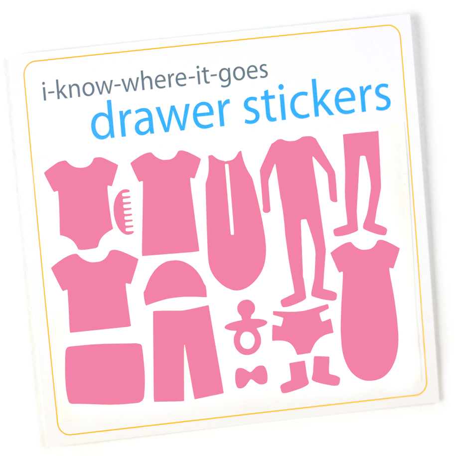 Drawer Organizer Stickers - Baby / crafterhours