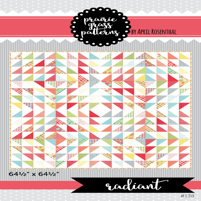 Radiant: PDF Quilting Pattern #138 | Prairie Grass Patterns