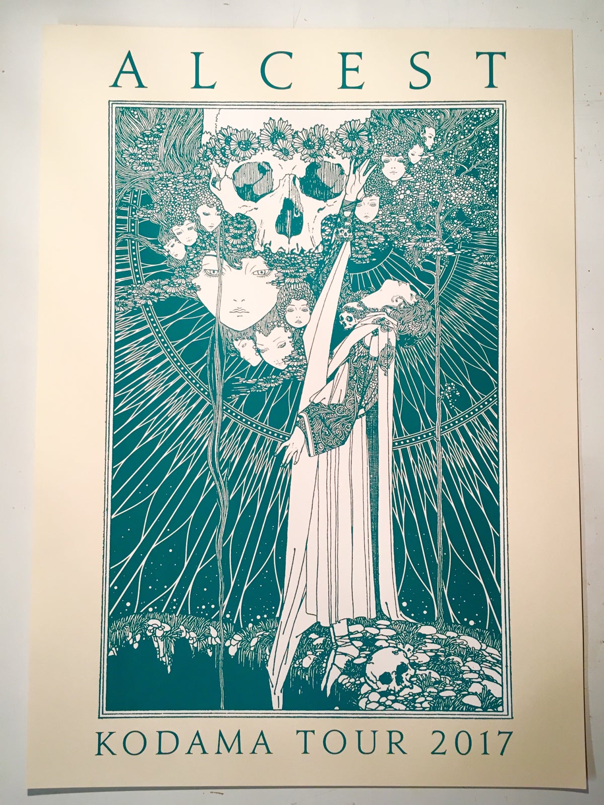 Alcest - 2017 Kodama tour poster : r/PopArtNouveau